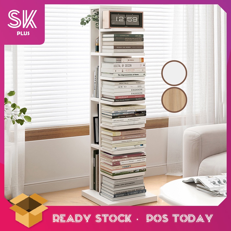 SKPLUS 8 Layers Bookshelf Landing Living Room Rack Decoration Shelf ...