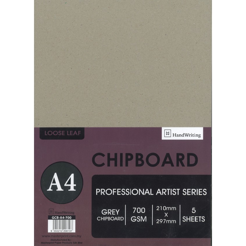 Masterprint A4 Grey Chipboard 700gsm 5's/pkt - GCB-A4-700 | Shopee Malaysia