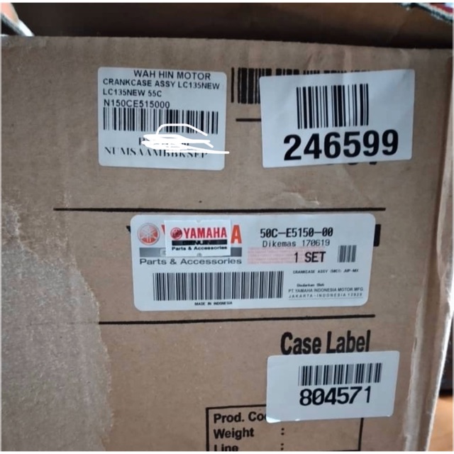 YAMAHA LC135 LC 135 V1-V7 55D 55C 4SPEED 5SPEED CRANKCASE LEFT RIGHT ...