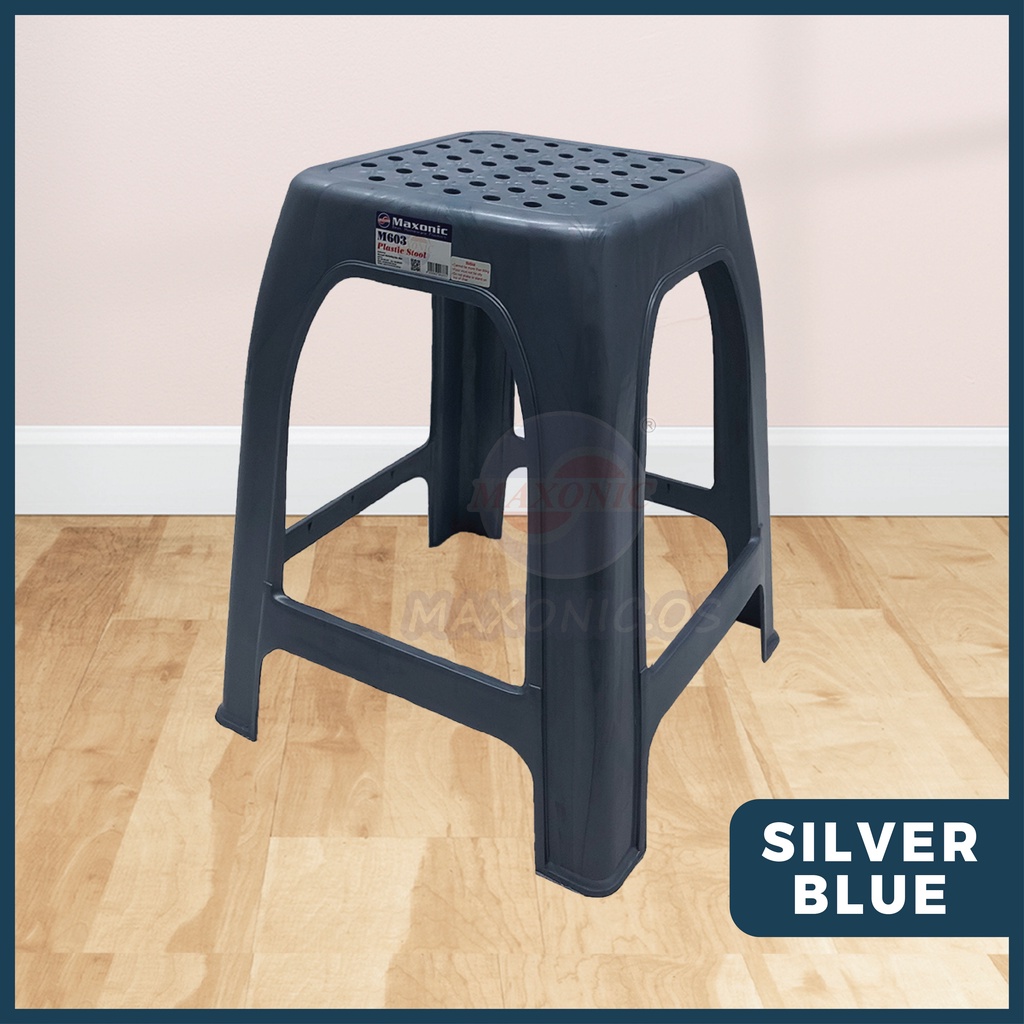 MAXONIC PLASTIC STOOL | SQUARE STOOL | DINING STOOL | BANGKU PLASTIK ...