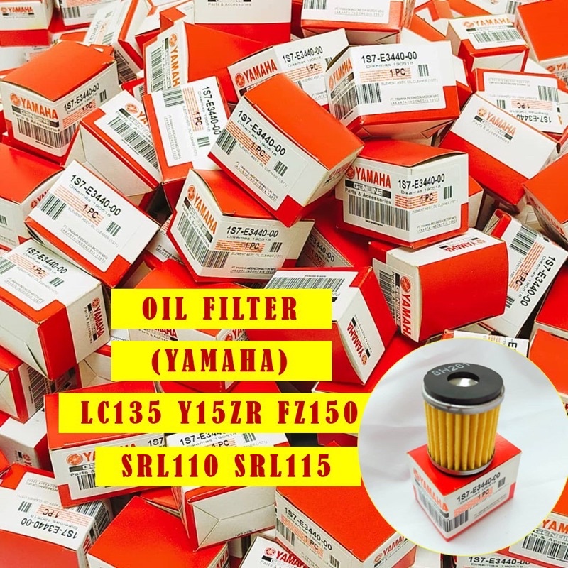 Harga Borong 50PCS!! Oil Filter Yamaha LC135 Y15 Y16 Lagenda FZ150 SRL R15 Xmax Good Quality ...