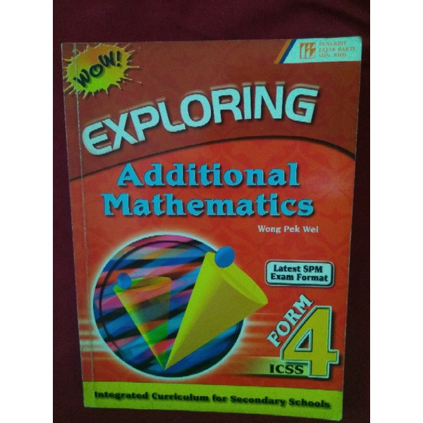 Exploring Additional Mathematics Form 4 SPM Buku Rujukan | Shopee Malaysia