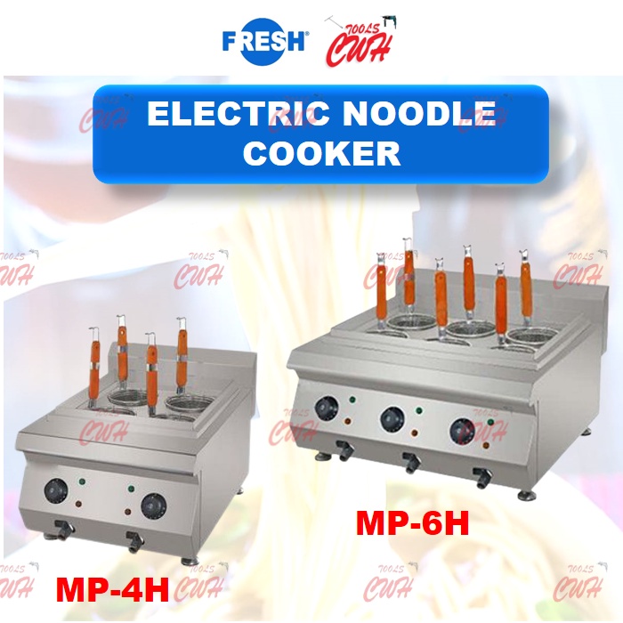 FRESH ELECTRIC NOODLE COOKER MP-4H MP-6H COMMERCIAL COUNTER TOP NOODLE ...