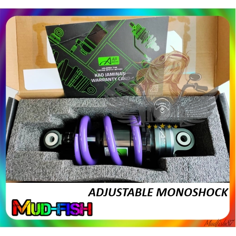 AJI RACING HEAVY DUTY BIG SPRING ADJUSTABLE MONOSHOCK FOR YAMAHA Y15ZR ...