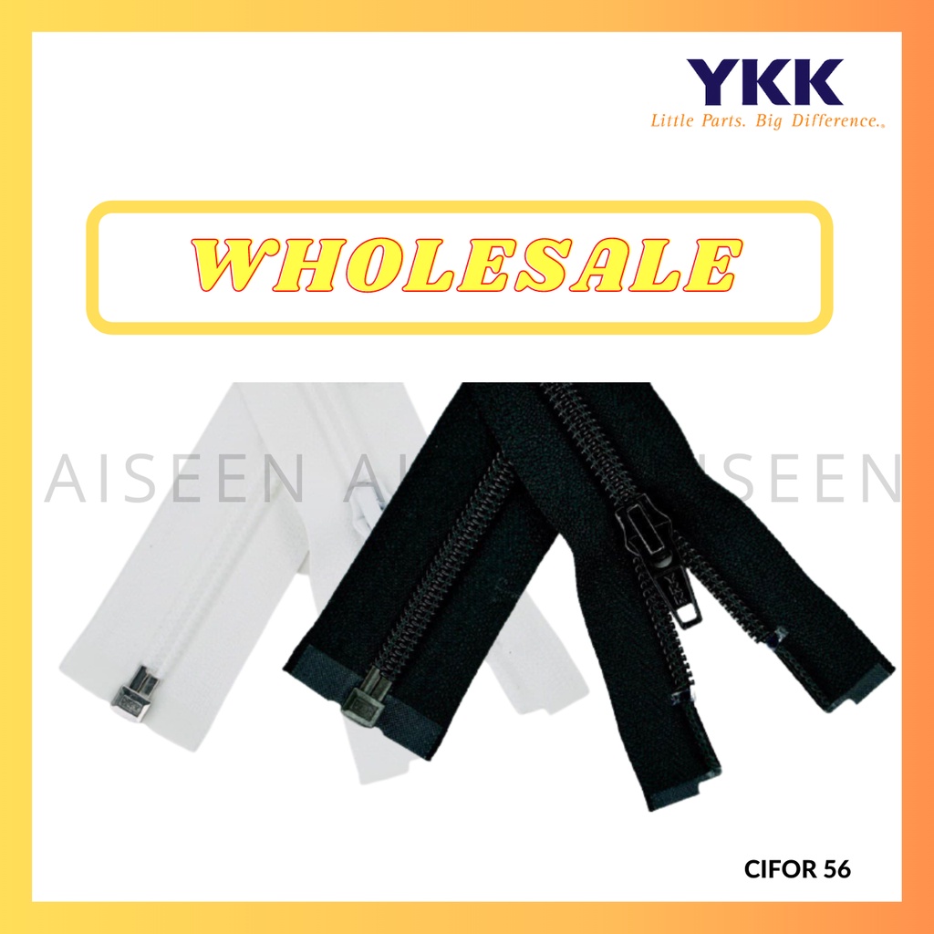 🔥🔥 WHOLESALE READY STOCK CIFOR 56 - YKK Zipper 10"-30" | Shopee Malaysia