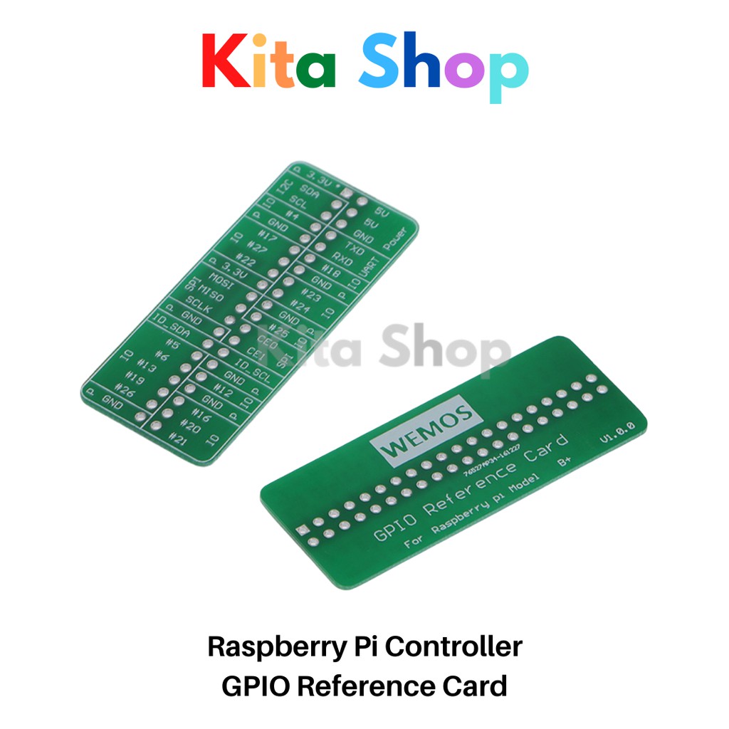 Raspberry Pi Controller GPIO Reference Card (WEMOS) | Shopee Malaysia