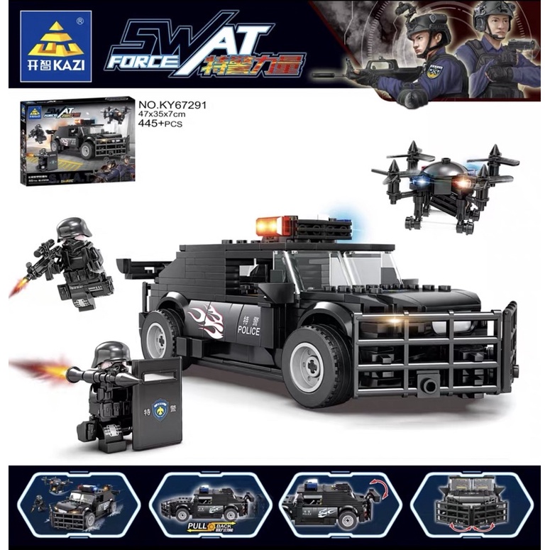 kazi Lego Block-Swat Force Series | Shopee Malaysia