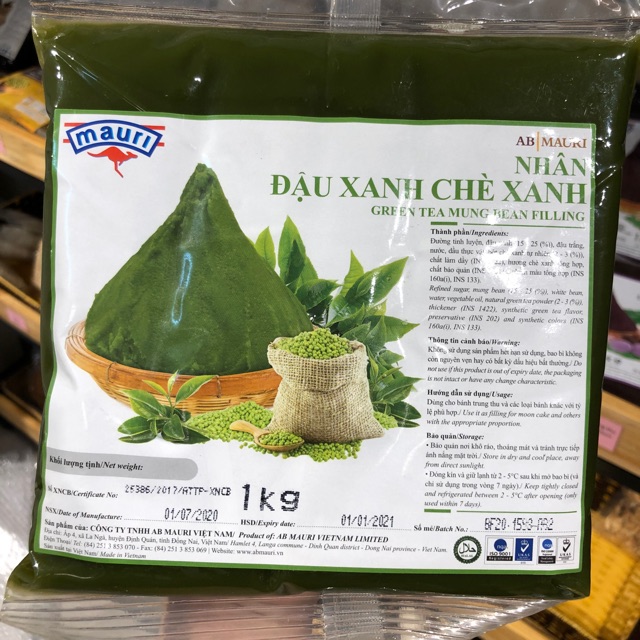 Mauri Green Tea Green Bean Filling 250gr-500gr-1Kg | Shopee Malaysia