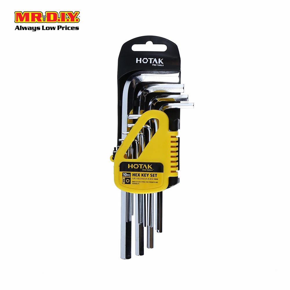 HOTAK Metric Hex Key Set (10pcs) | Shopee Malaysia