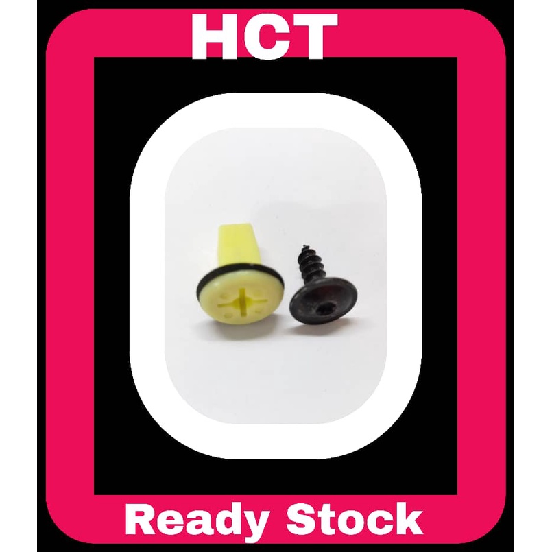 Proton satria Gti / Neo skru / klip arch (5 biji skru+5 biji clip ...