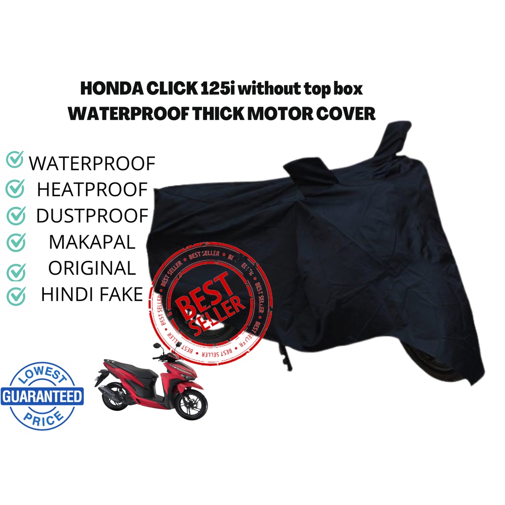 HONDA CLICK 125i MOTOR COVER WATERPROOF / WATERPROOF MOTORCYCLE COVER ...