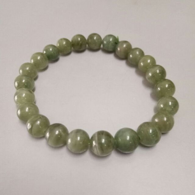 千层绿鋰辉手串8mm（Hiddenite bracelet 8mm); Code No. T4a B0013 | Shopee Malaysia
