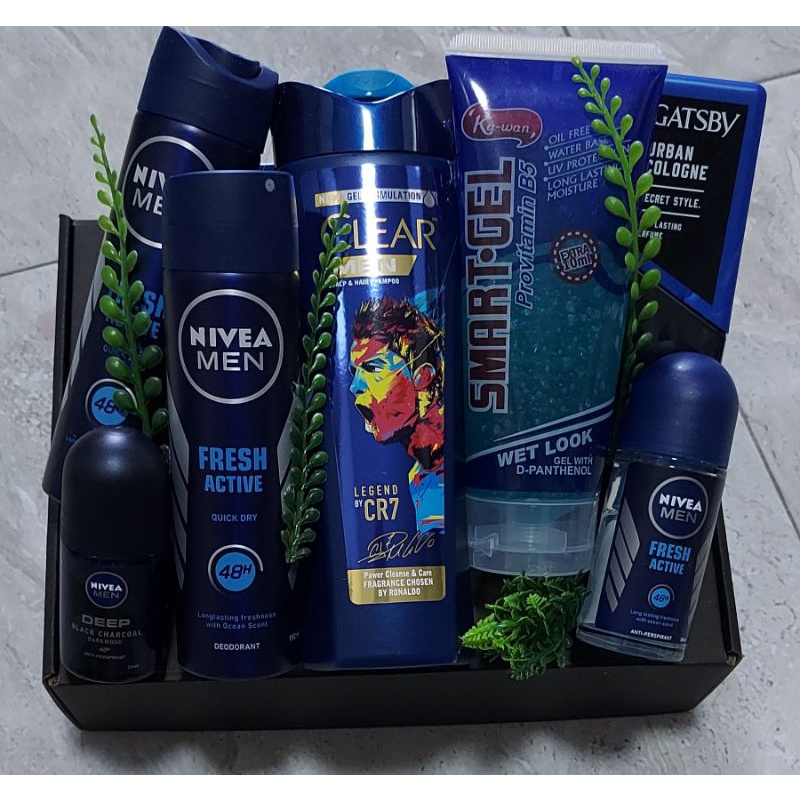 NIVEA FRESH ACTIVE MEN SET GIFT/HAMPERS OR HANTARAN | Shopee Malaysia