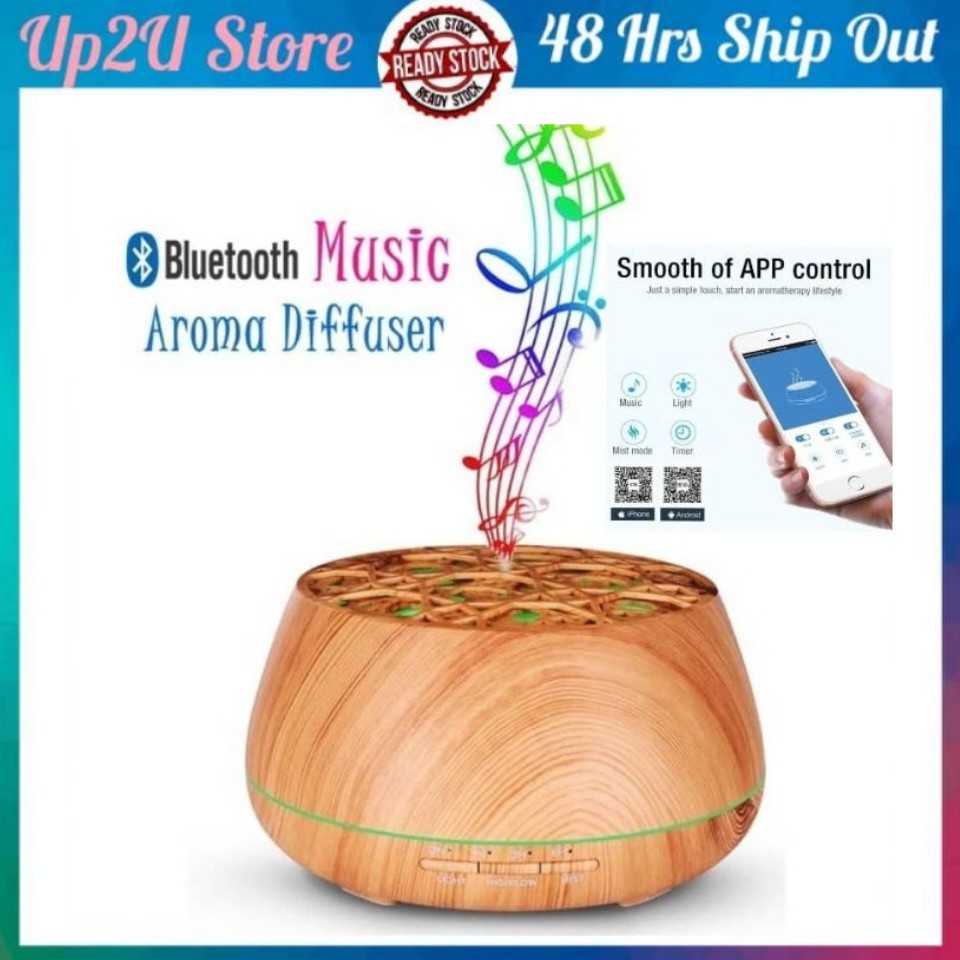 🔥Bluetooth🔥 Ultrasonic Bluetooth Music Aroma Diffuser | Shopee Malaysia