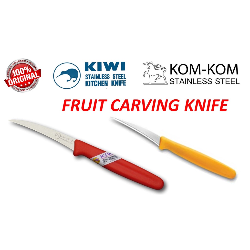 THAILAND ORIGINL KIWI / KOM - KOM FRUIT CARVING KNIFE PISAU KIWI PISAU ...
