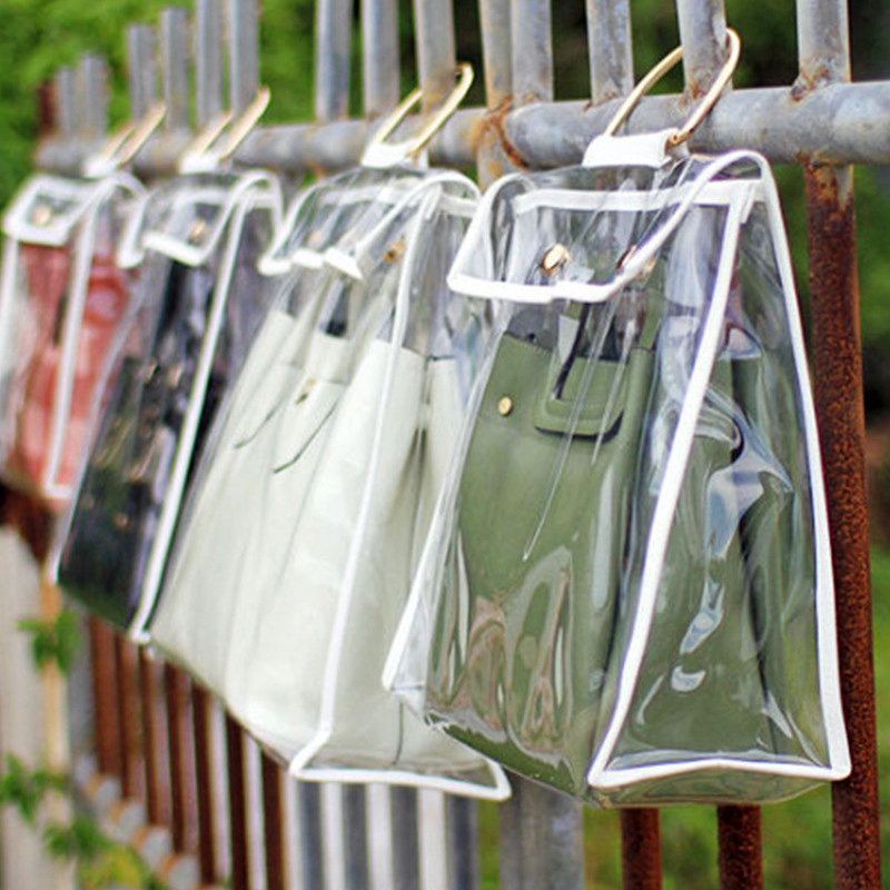 Pink Five-piece Suit Clear Dust-proof Bag Transparent Dust Bag ...