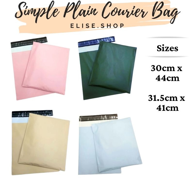 L Size Simple Plain Flyers Courier Bag Mailer Flyers Pos Parcel Bag ...