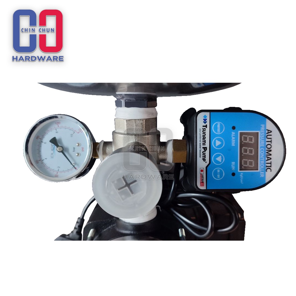 TSUNAMI PUMP CMH 4-60-iPT HOME WATER PUMP WITH PRESSURE TANK | 1.5HP ...