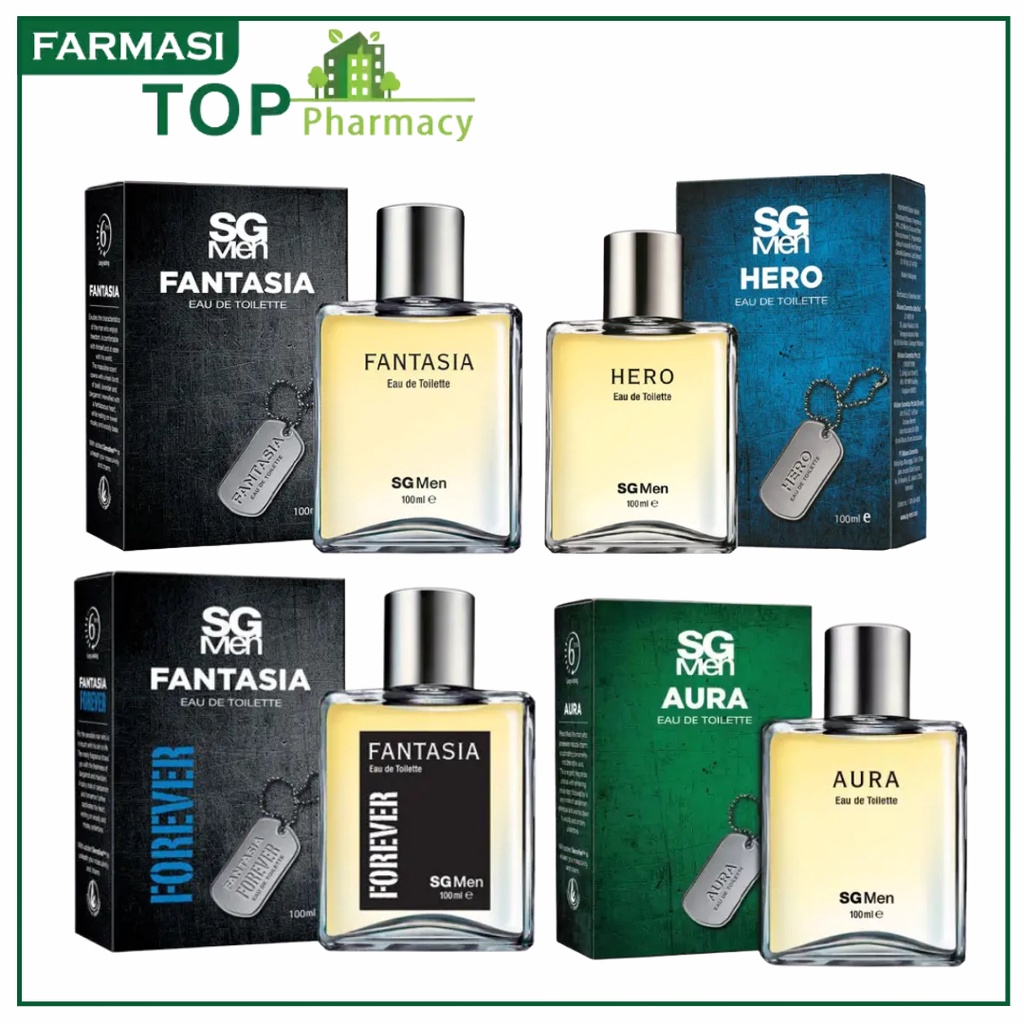 SG MEN PERFUME 100ML/30ML (FANTASIA/HERO/AURA/COOL BLUE/ICE/COOL ...