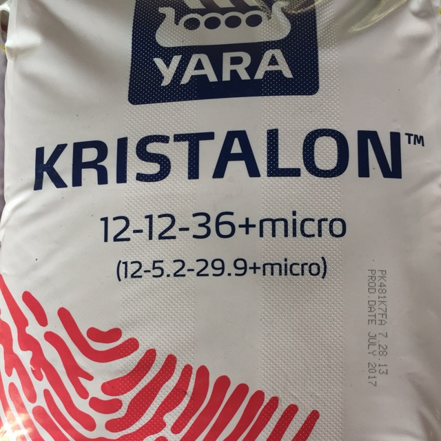 Fruit Fertilizer Kristalon Red 12-12-36+micro 1kg Special Water Soluble ...