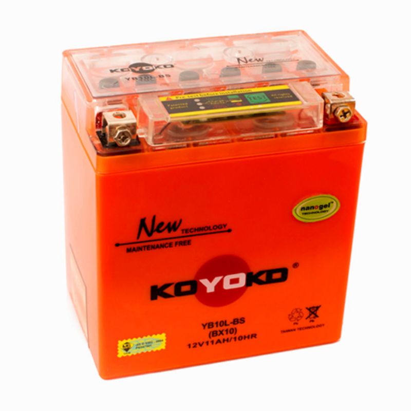 YB10L BATERI BATTERY MOTOSIKAL KOYOKO NANOGEL BATTERY YB10L VIRAGO 250 ...