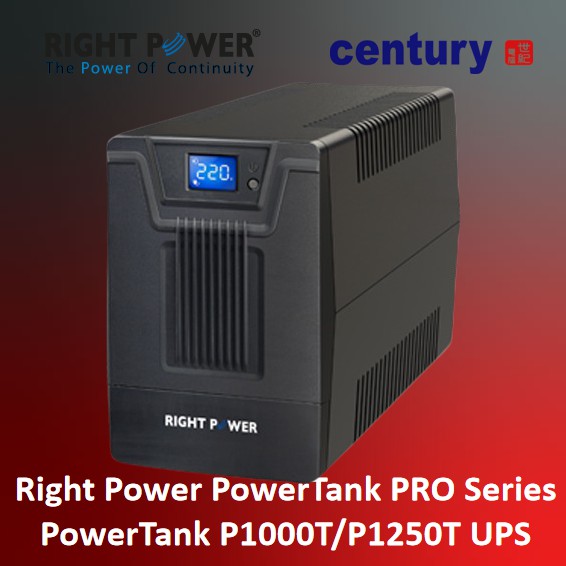 Right Power PowerTank PRO Series PowerTank P1000T/P1250T UPS | Shopee ...