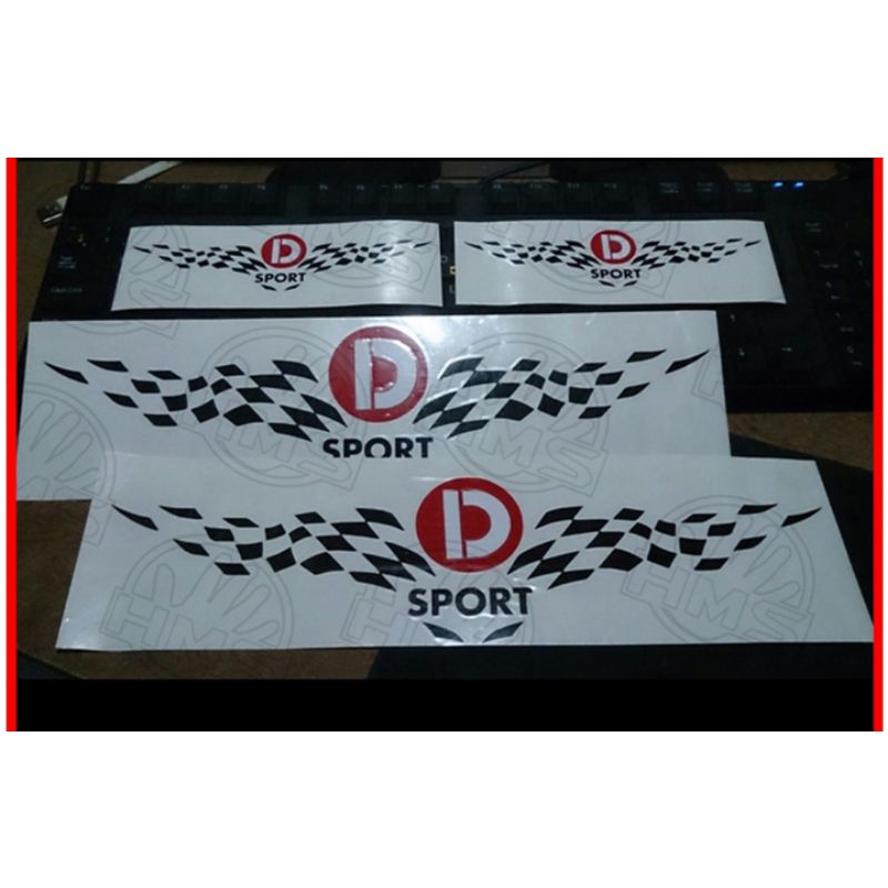 STICKER D SPORT CERMIN/BONET | Shopee Malaysia