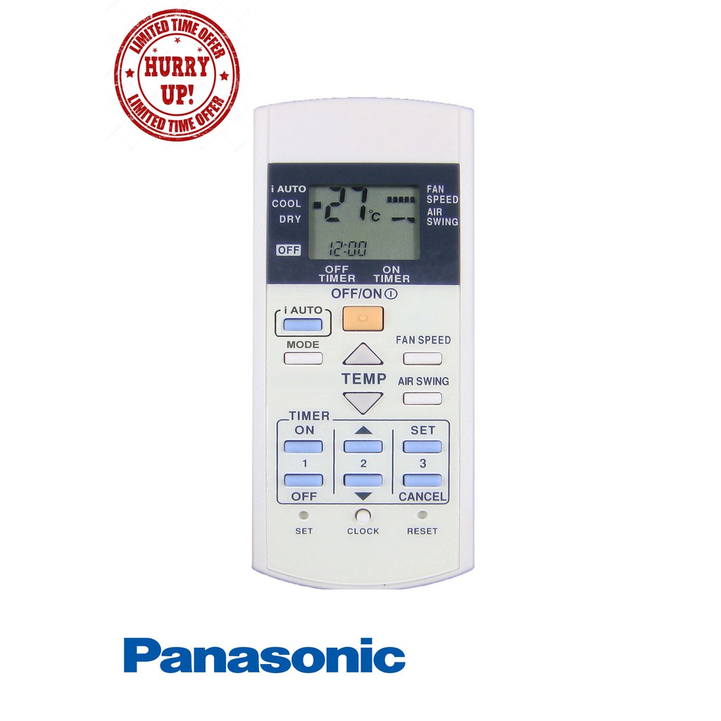 PANASONIC AIRCOND REMOTE CONTROL (WITH E-ION & PATROL) | Shopee Malaysia