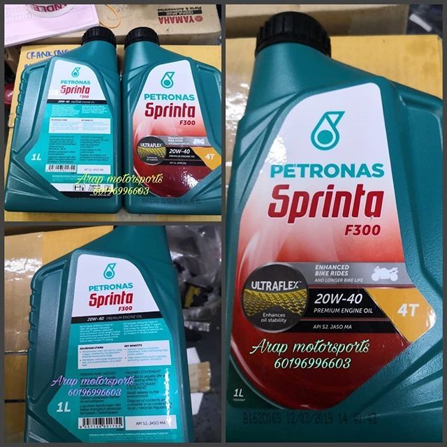 PETRONAS SPRINTA F300 20W-40 4T OIL MOTOR ENGINE OIL | Shopee Malaysia