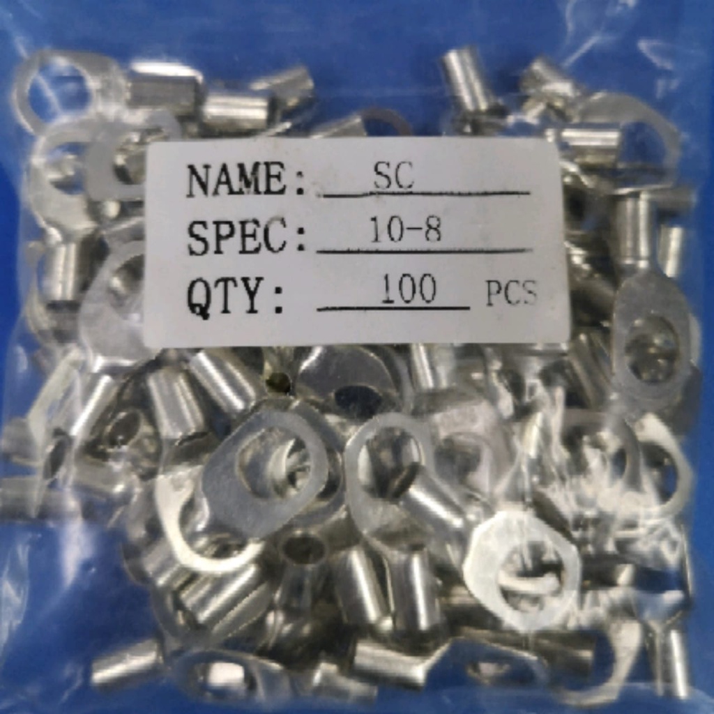 Cable Lug SC Tinned Copper Cable Lug Wire Connector SC10-6 SC10-8 SC16 ...