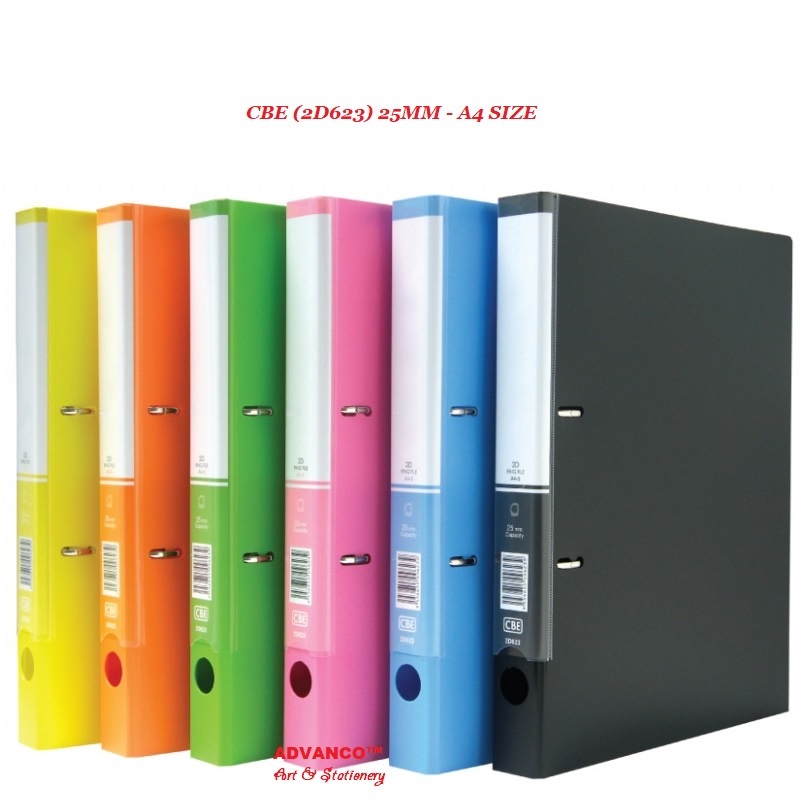 CBE (2D623) A4 PP 2D-RING FILE 25MM | Shopee Malaysia