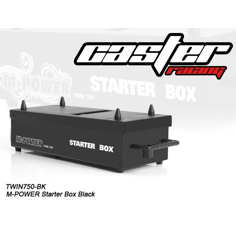 Caster 1/8 Nitro engine metal starter box Twin Double 750 motor Easy ...