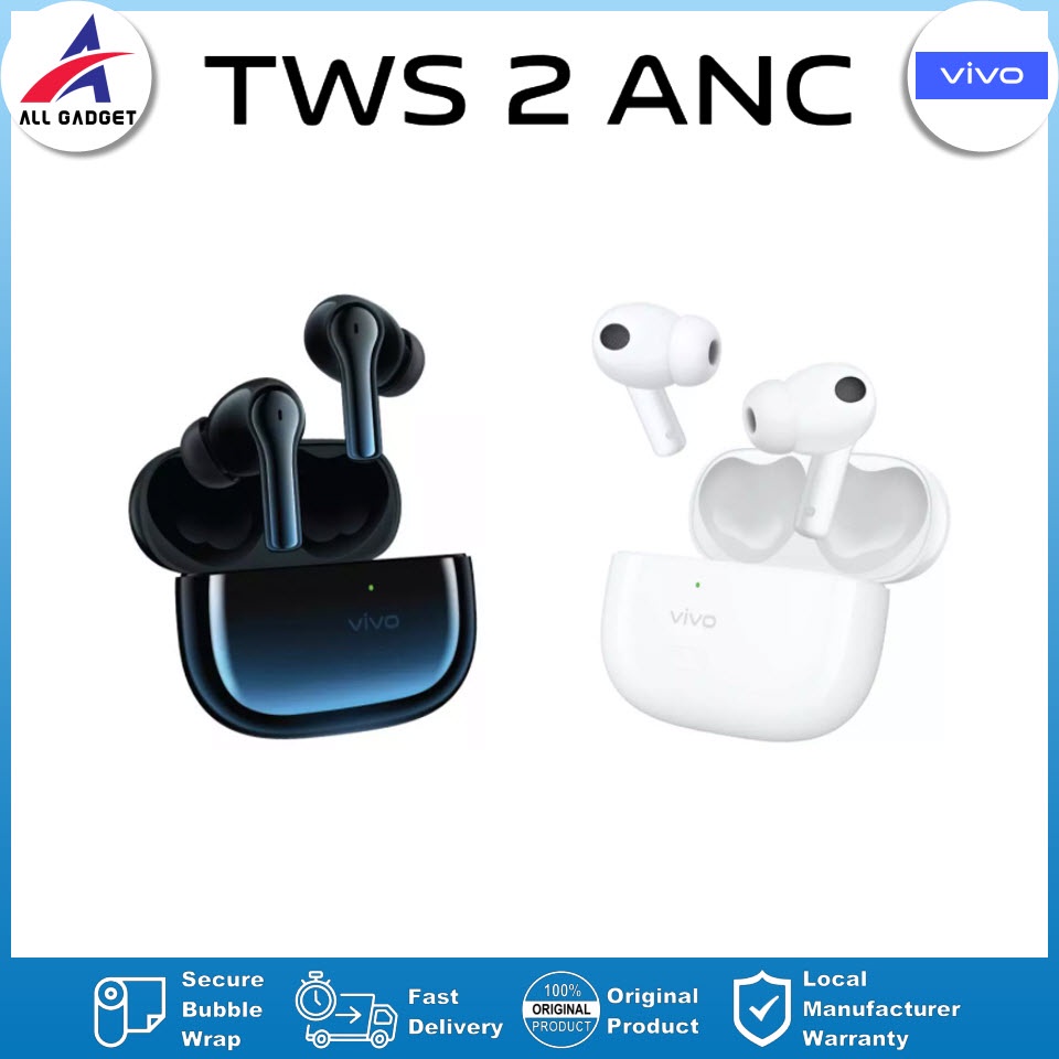 VIVO TWS 2 ANC | 100% ORIGINAL 🎧 | VIVO MALAYSIA WARRANTY | Shopee Malaysia