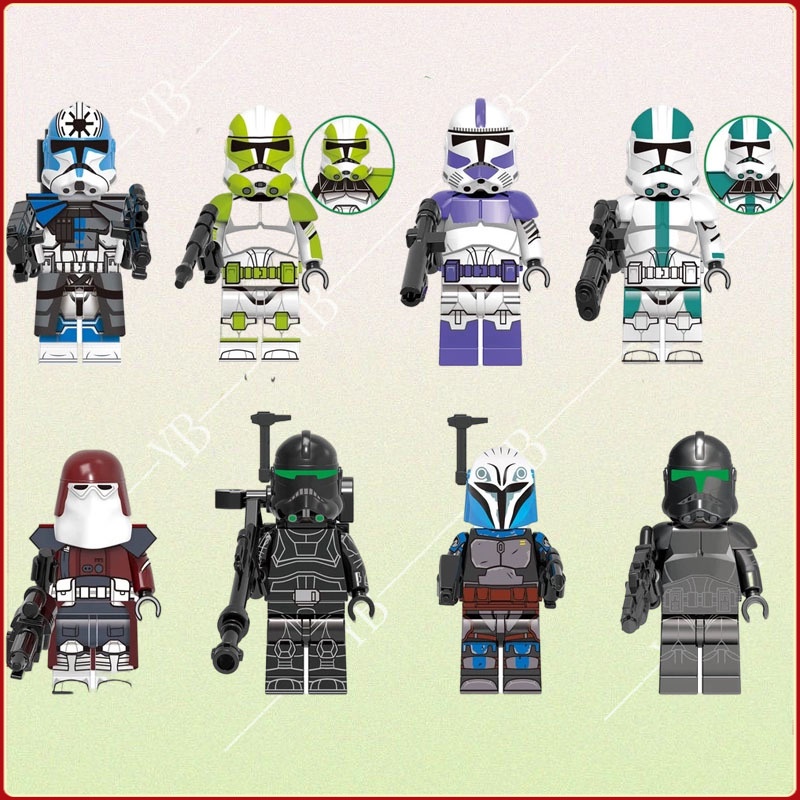 Jesse Gray Legionnaire Assemble Block Minifigures star wars technic ...