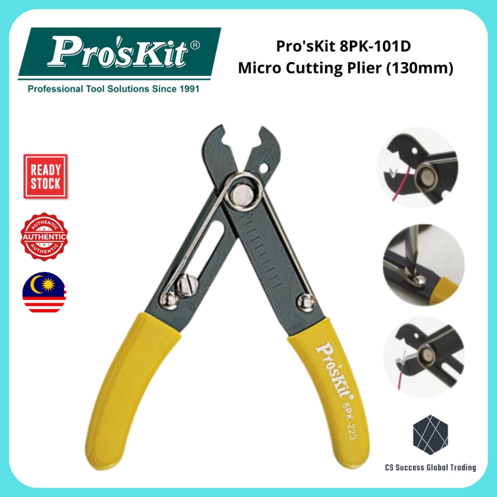 🔥Hot Product🔥 Pro'sKit 6PK-223 Wire Stripper Cutter | Shopee Malaysia