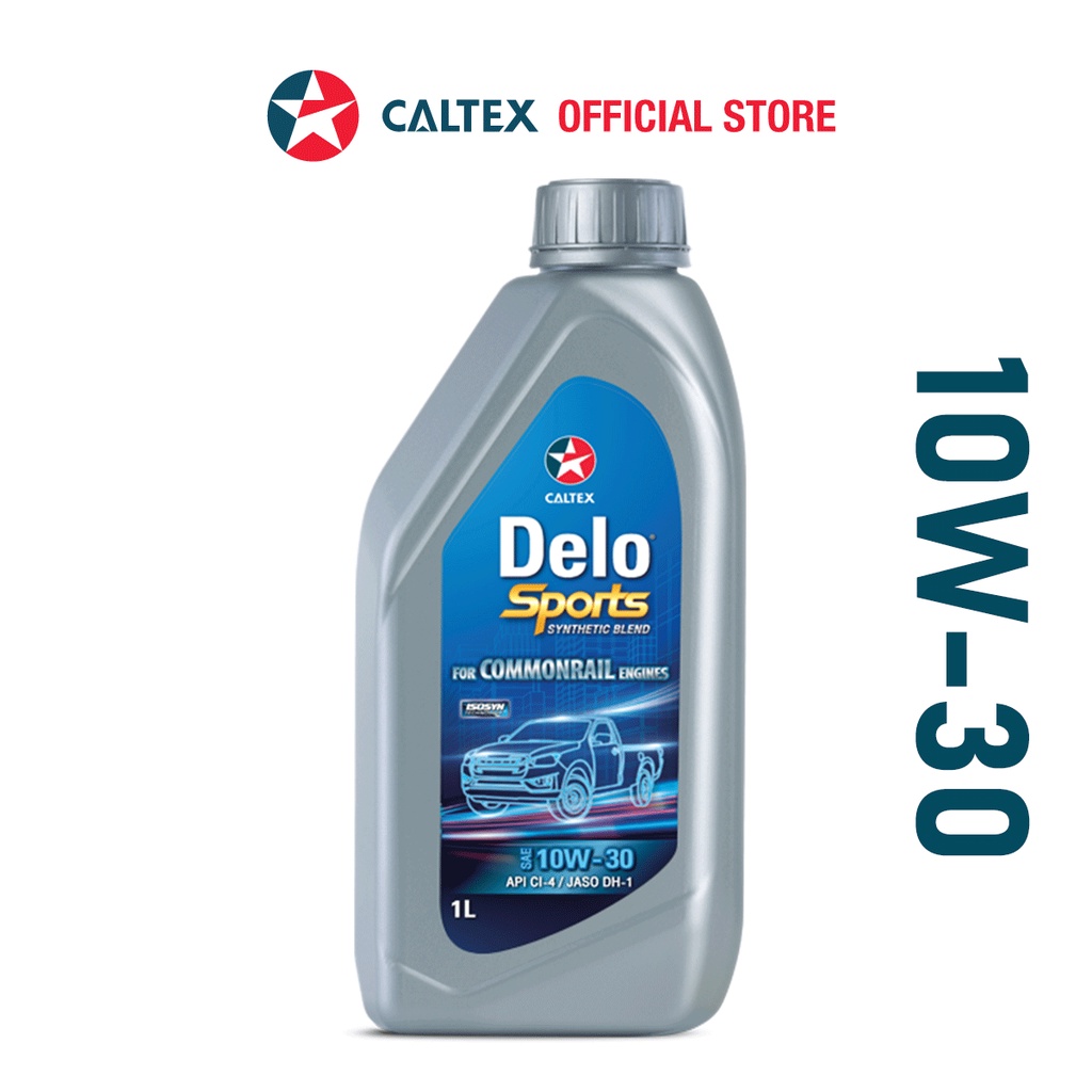 Caltex Delo Sports Synthetic Blend SAE 10W-30 API CI-4 Semi Synthetic ...