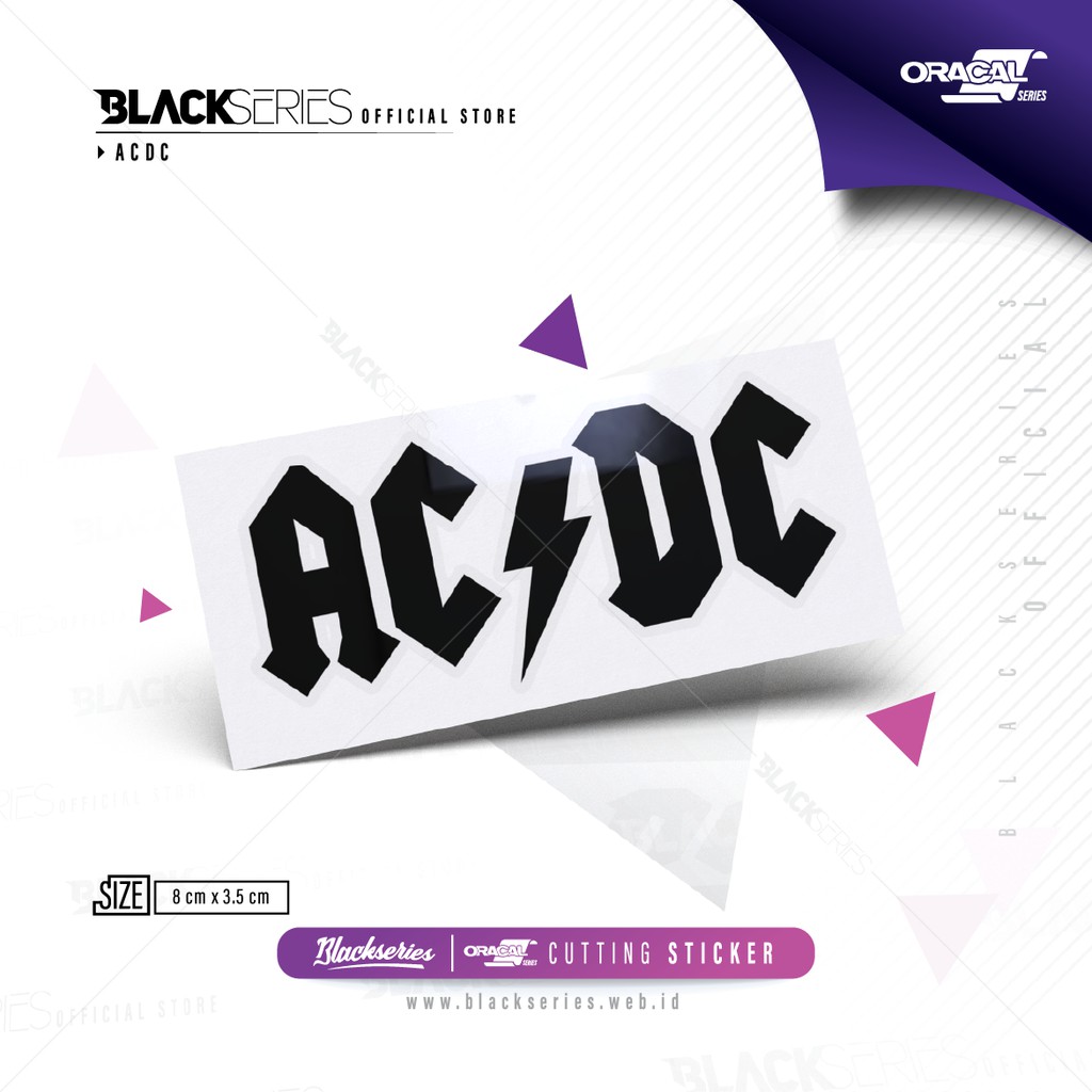 Acdc Music Cutting Sticker | Acdc Sticker | Shopee Malaysia