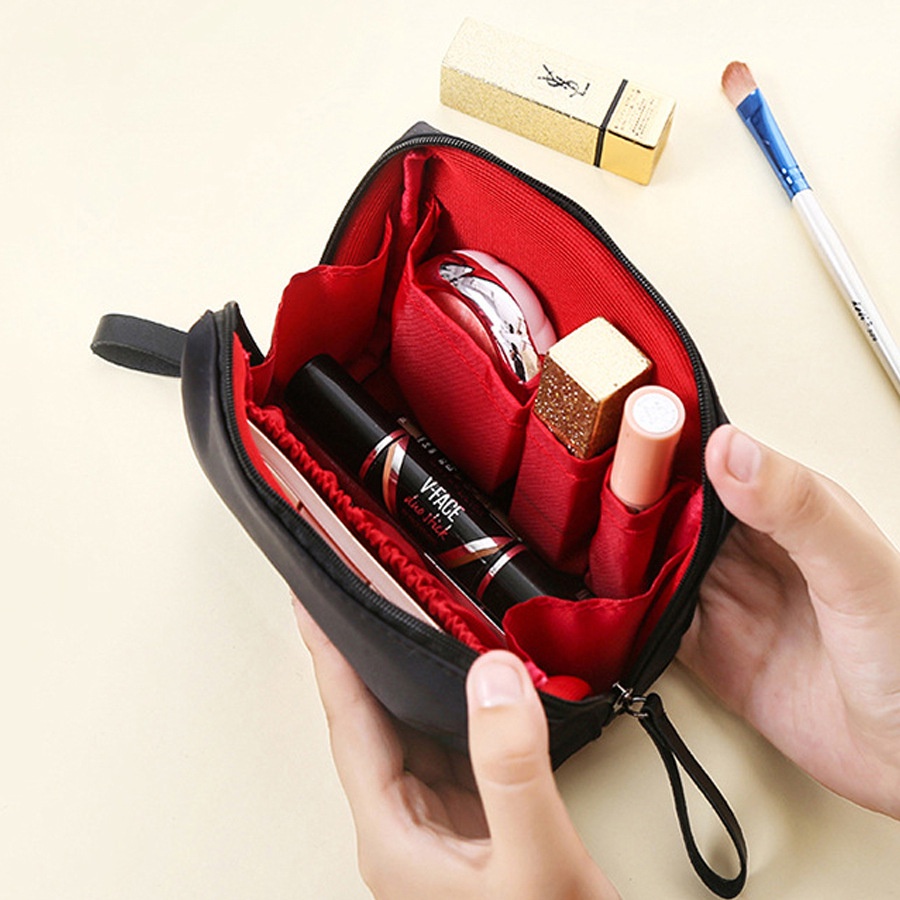Mini Lipstick Bag Portable Cosmetic Bag Touch-up Bag In Hand Lip Gloss ...