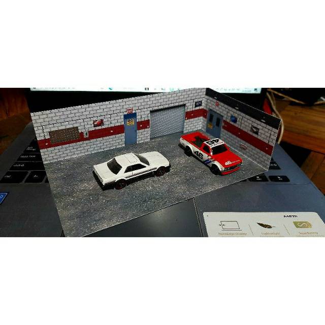 Part 5 Diorama Papercraft Garage Diorama | Shopee Malaysia
