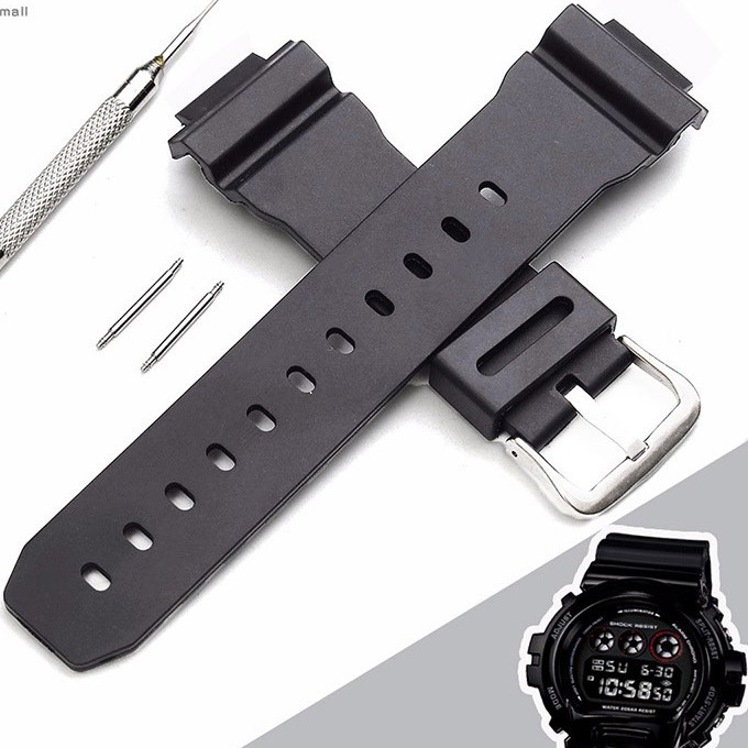 Replacement Silicone Watch Band Strap Compatible G Shock DW-6900/DW ...