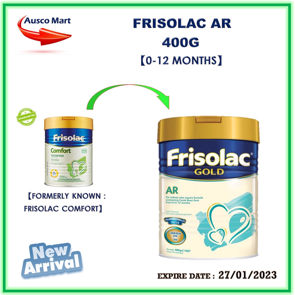 FRISOLAC AR 400G 【EXP DATE: 13/01/2026】 | Shopee Malaysia