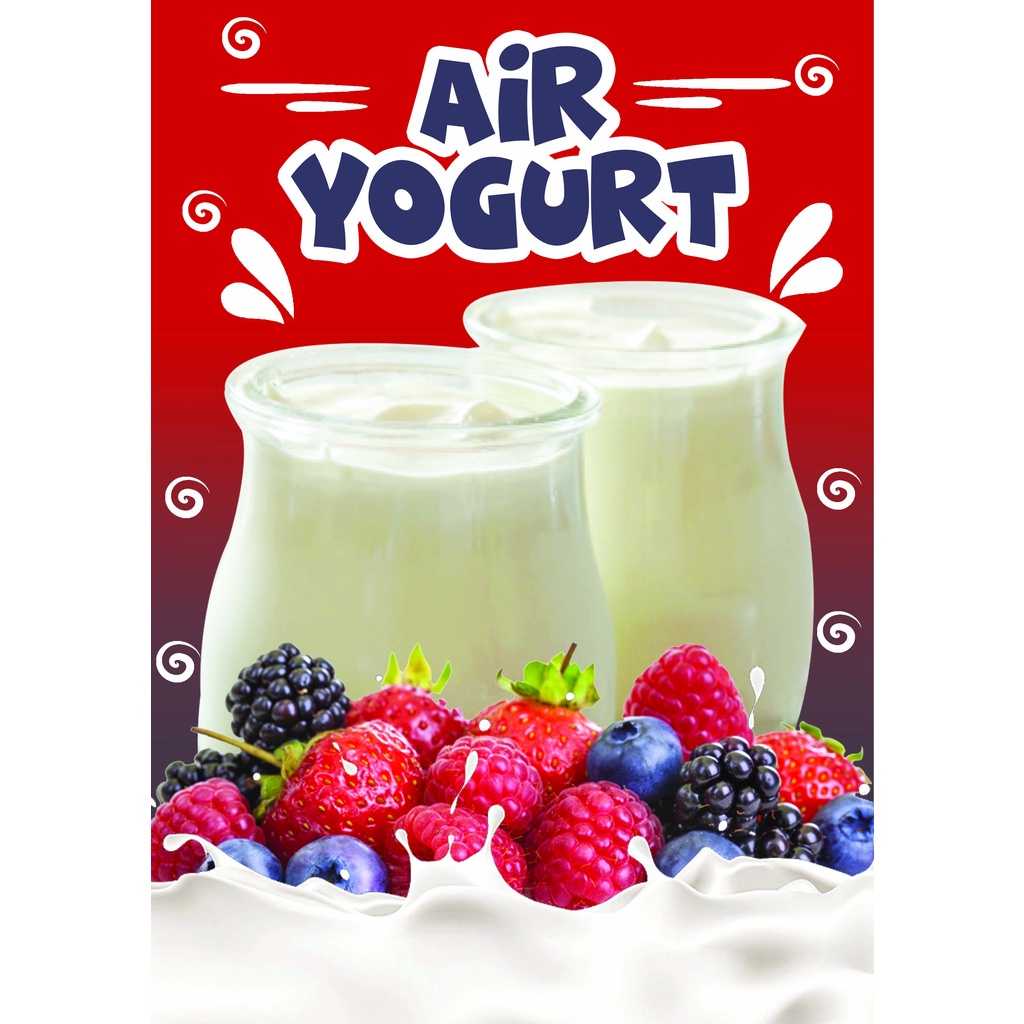 STICKER AIR BALANG SAIZ A4⭐MURAH⭐BOLEH EDIT INFO, AIR JUS BUAH BAZAR ...