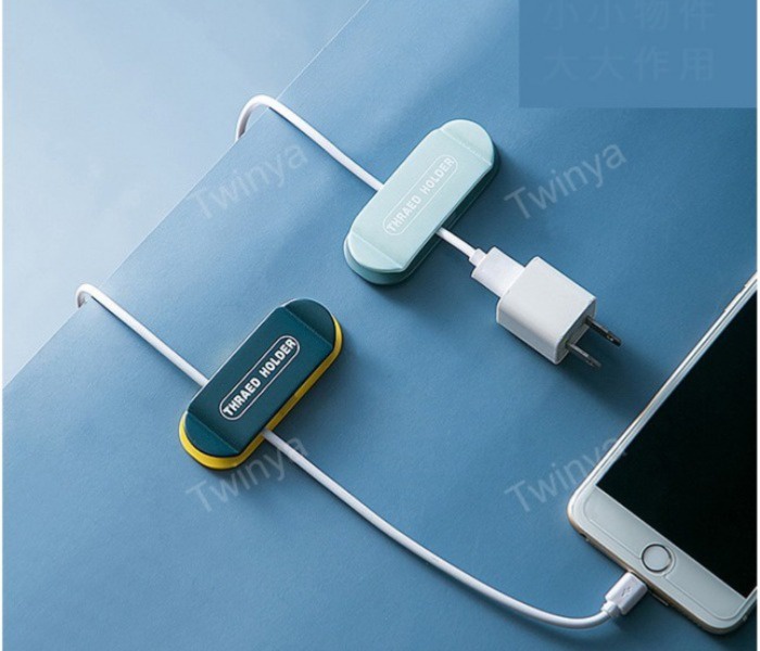 Self Adhesive Power Plug Hook Wire Holder USB HDMI Data Cable Hanger ...