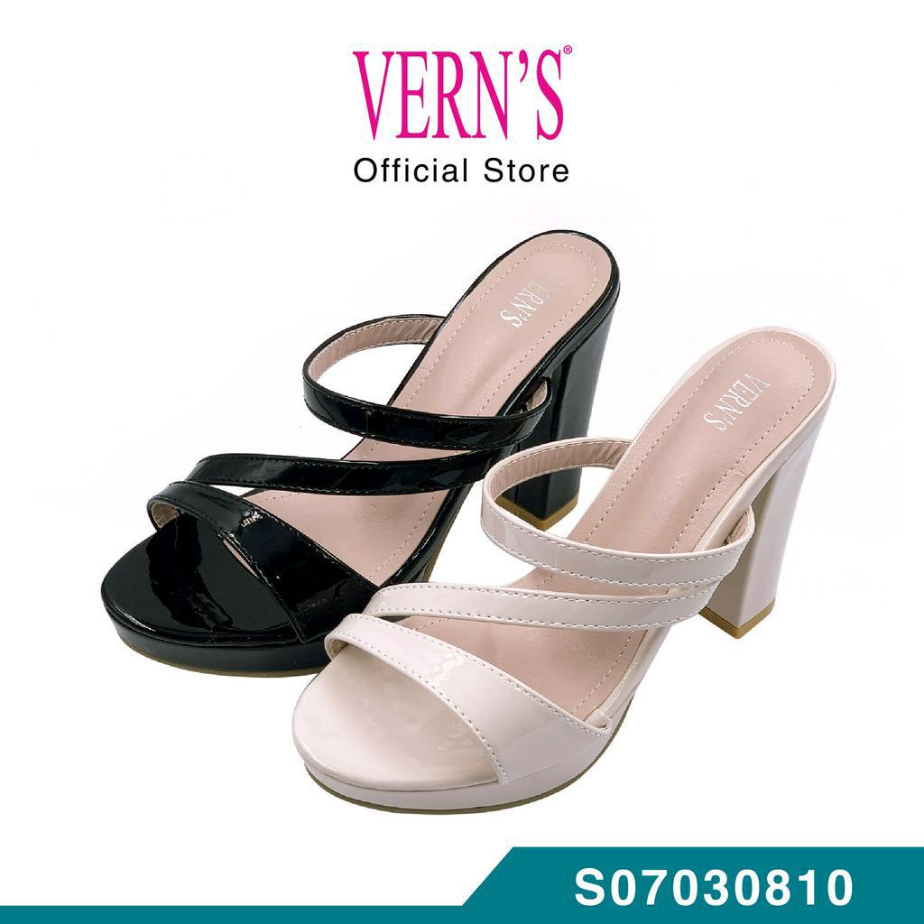 VERN'S Sandal Heel Mules (S07030810) | Shopee Malaysia