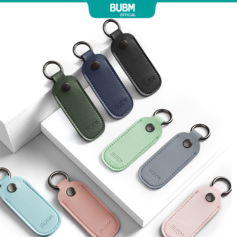 BUBM Portable PU Leather U disk Case Waterproof Durable Protect Scratch ...