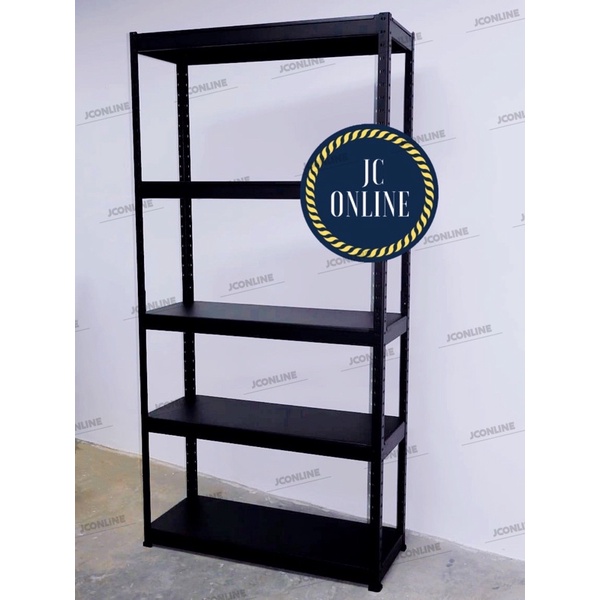 JCONLINE 2in1 Rack Metal Shelve Storage Rack 5 Levels Boltless Rack Rak ...