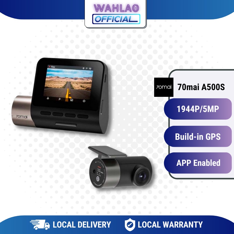 70mai Pro A500S Pro Plus Smart DashCam DVR 1944P HD WiFi Car Camera ...