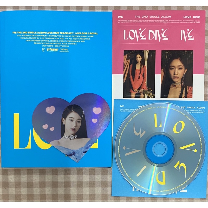 IVE ELEVEN LOVEDIVE photocard / k4 / withdrama 3.0 / soundwave 3.0 / mmt / sealed | leeseo liz ...