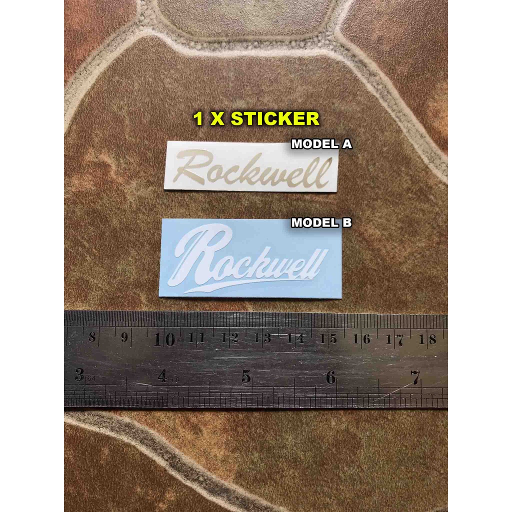 Rockwell Guitar Sticker Paste Headstock Decal Acoustic Electric Guitar ...