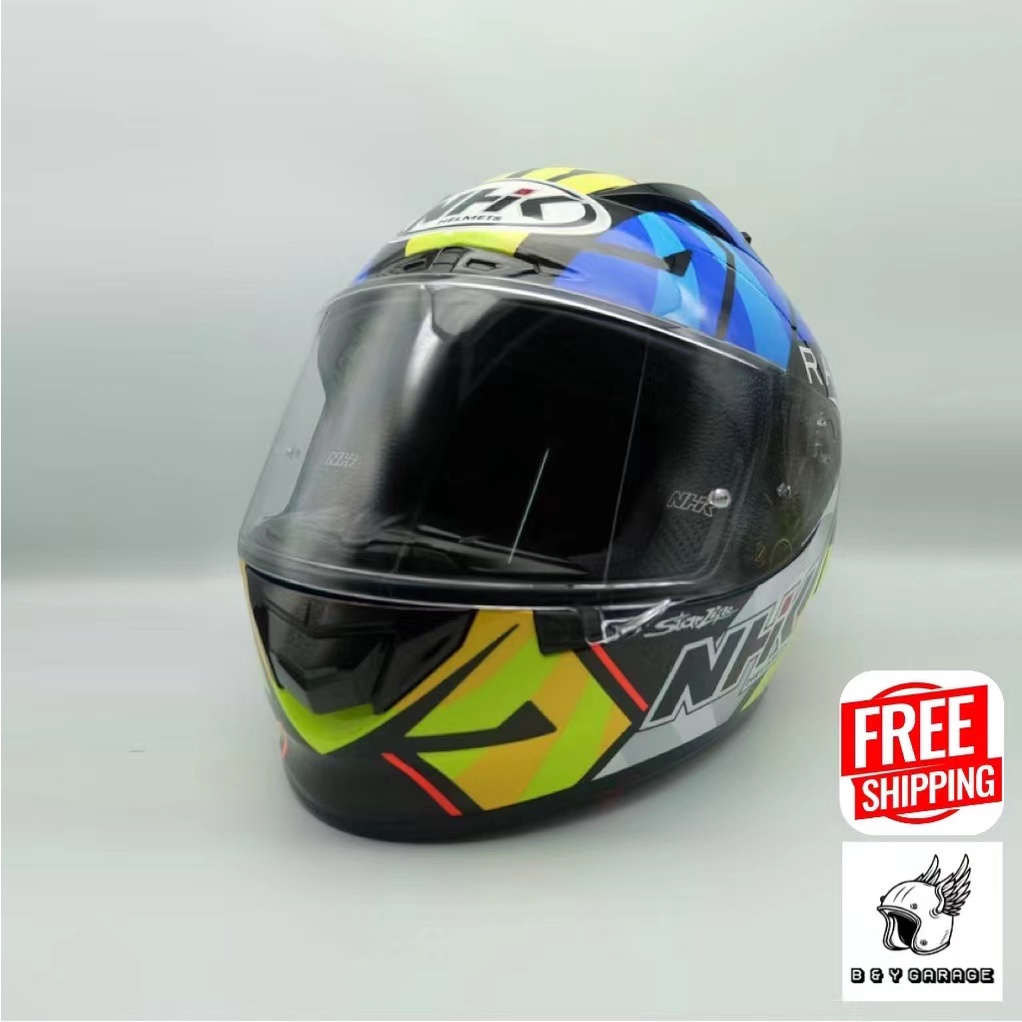 NHK Helmet GPR Tech Street Full Face Tito Rabat | Shopee Malaysia
